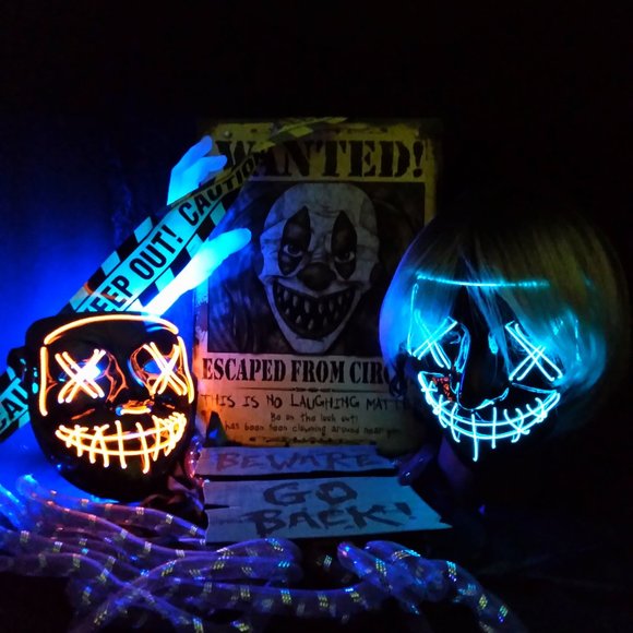 Other | Led Light Up Purge Mask Blue | Poshmark